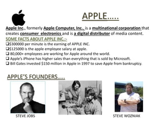 Apple inc | PPTX