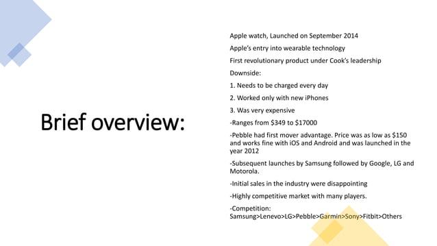 Apple inc. case study | PPTX