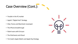 Apple inc. case study | PPTX