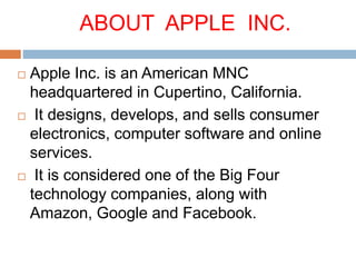 Apple Inc. Pestel Analysis Presentation | PPTX