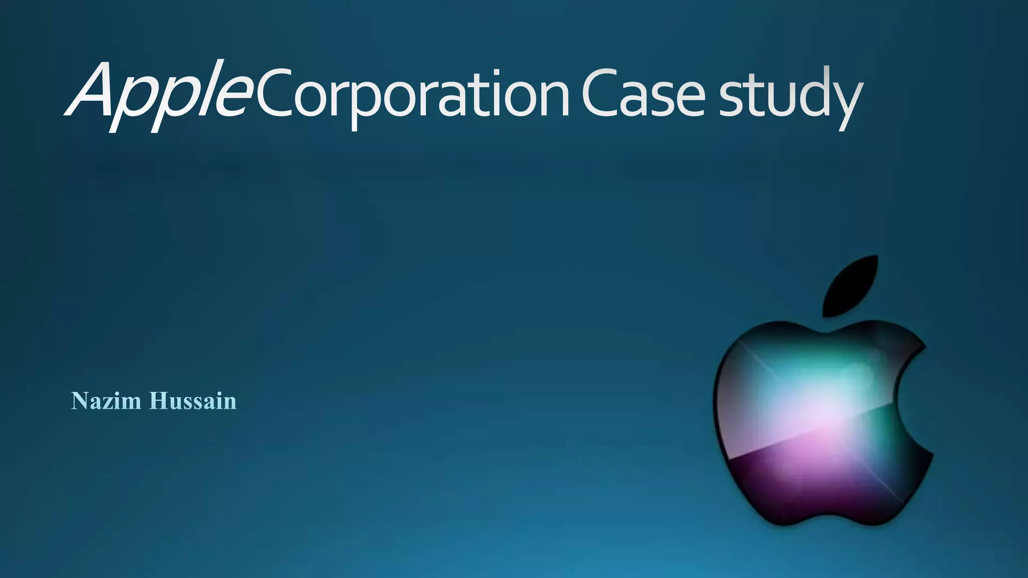 Apple Inc. Case Study. | PPTX