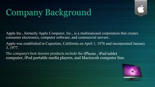 Apple inc | PPT
