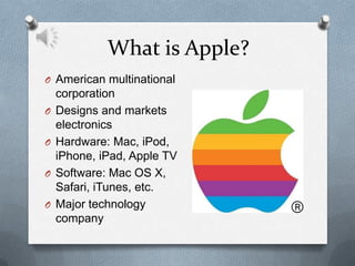 Apple, Inc. Presentation | PPTX