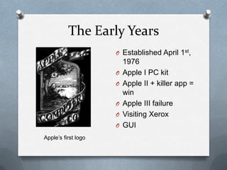 Apple, Inc. Presentation | PPTX