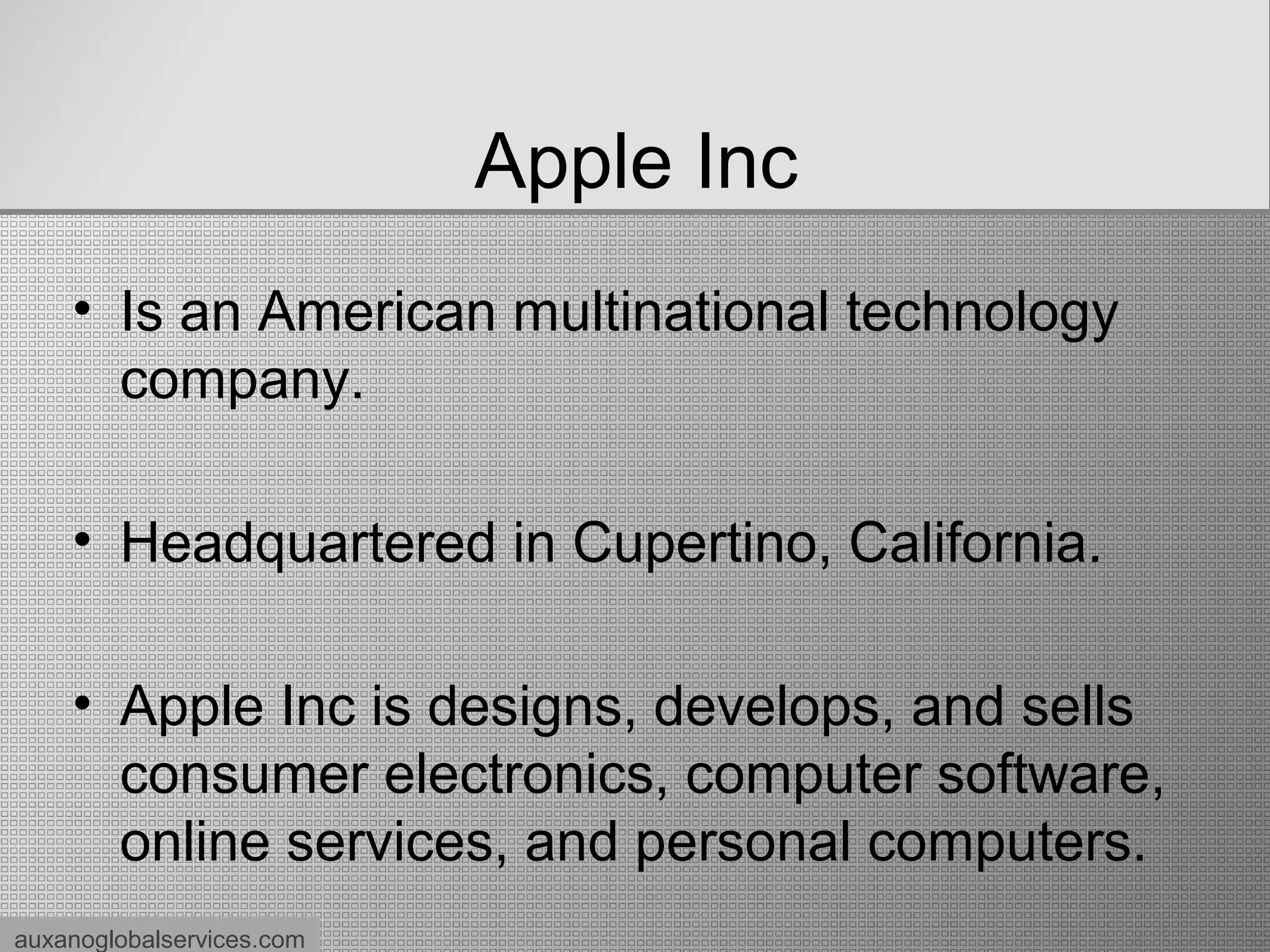 Apple inc history | PPT