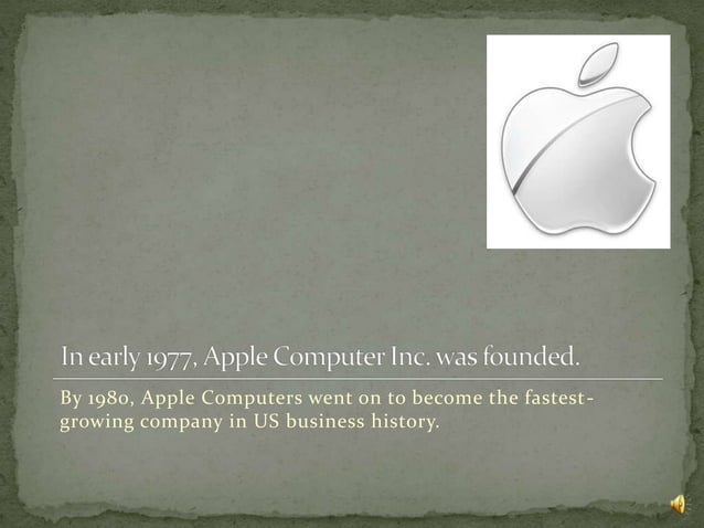 Apple inc powerpoint | PPTX | Technology & Computing