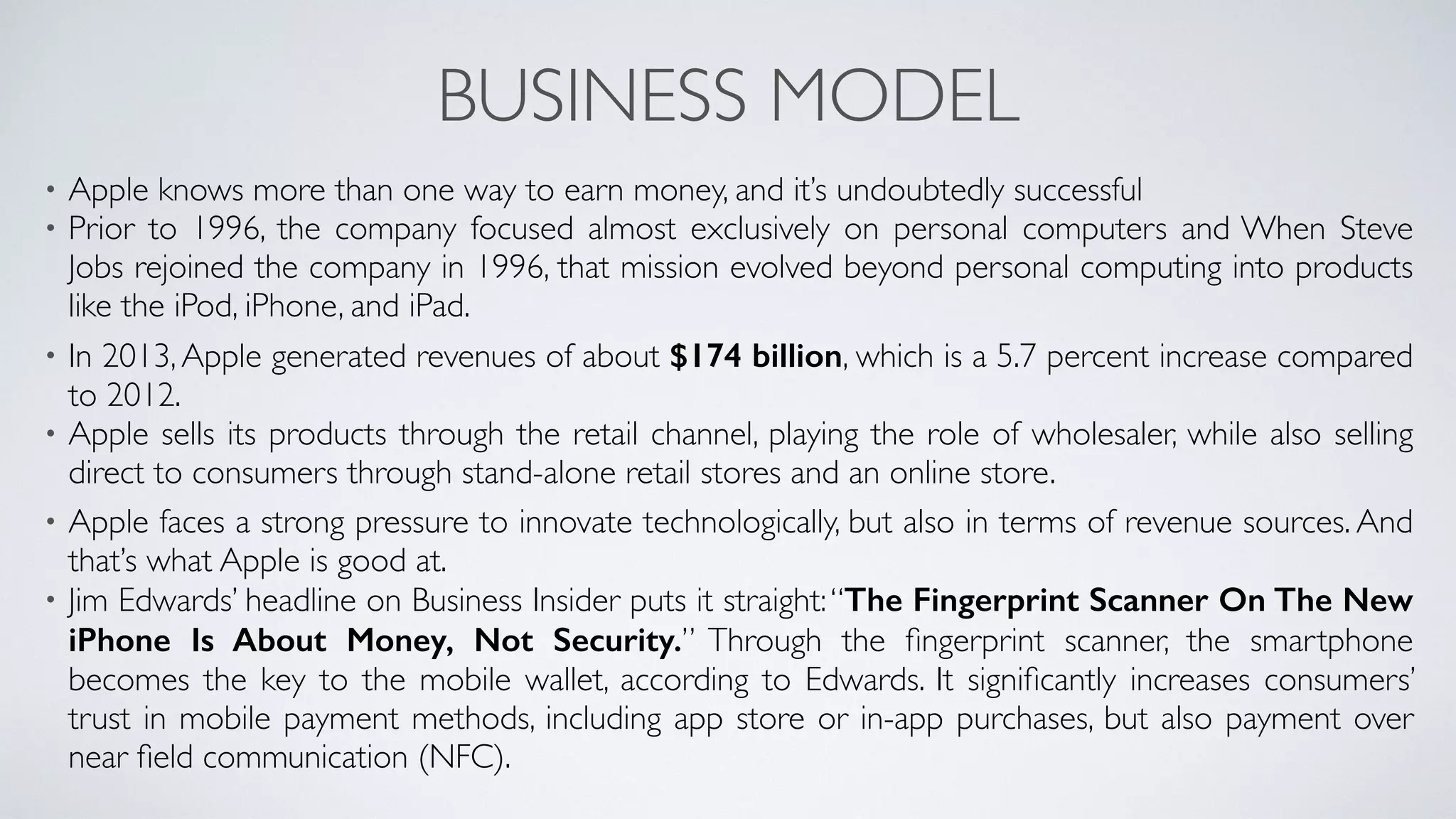 Apple INC Presentation | PDF