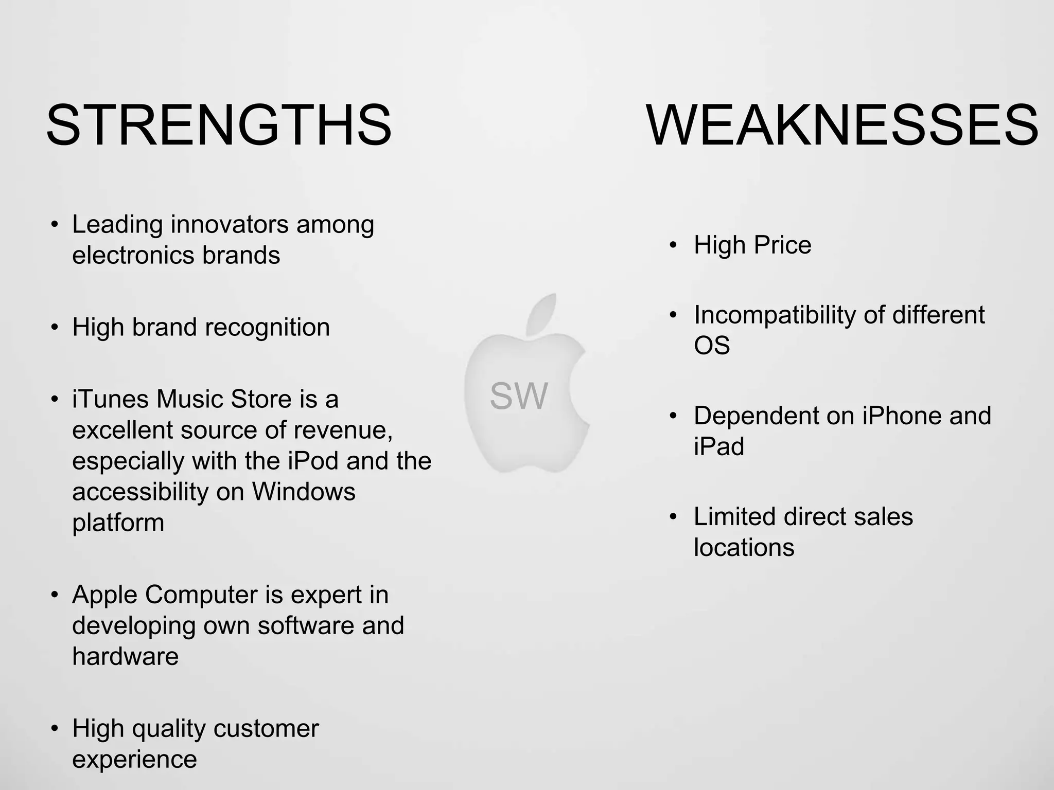 Apple Inc. SWOT & PESTLE Analysis | PPTX