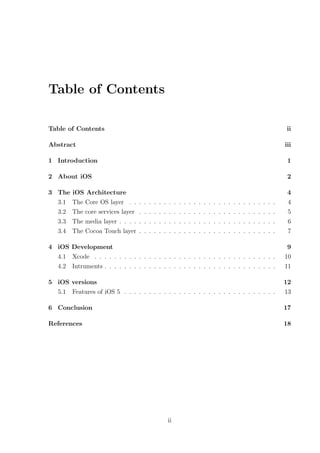 Apple iOS Report | PDF