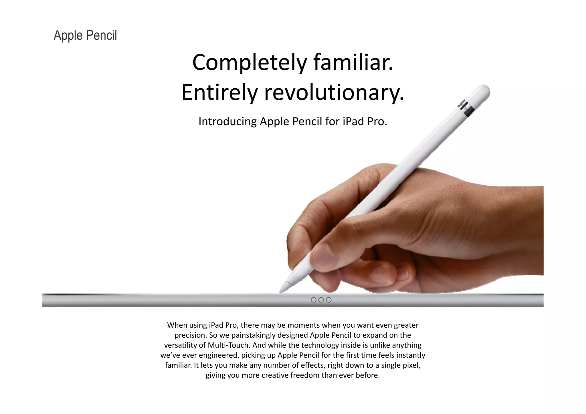 Introducing Apple iPad Pro | PPT