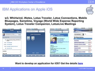 Apple iPhone and iPad at IBM | PDF