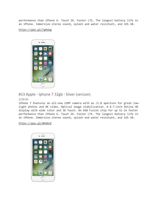 Apple iphone price list | PDF