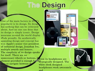 Apple i pod copy | PPT | Consumer Electronics | Technology & Computing