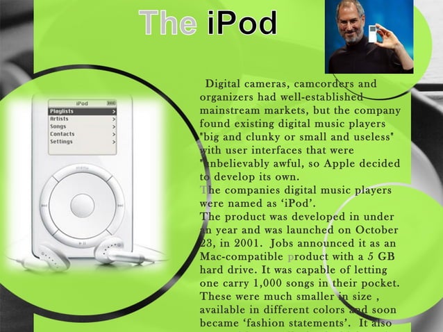 Apple i pod copy | PPT | Consumer Electronics | Technology & Computing