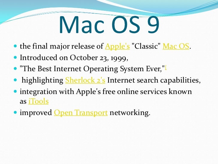 Apple mac os