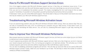 Microsoft Windows Support Services in USA | PPT