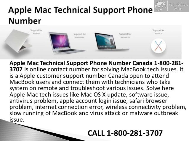Apple Mac Support Phone Number 1-800-281-3707 Canada
