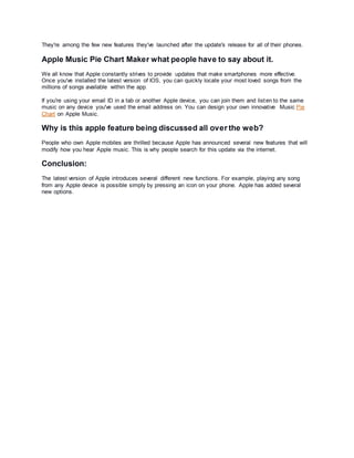 Apple Music Pie Chart Maker Interesting Feature.docx