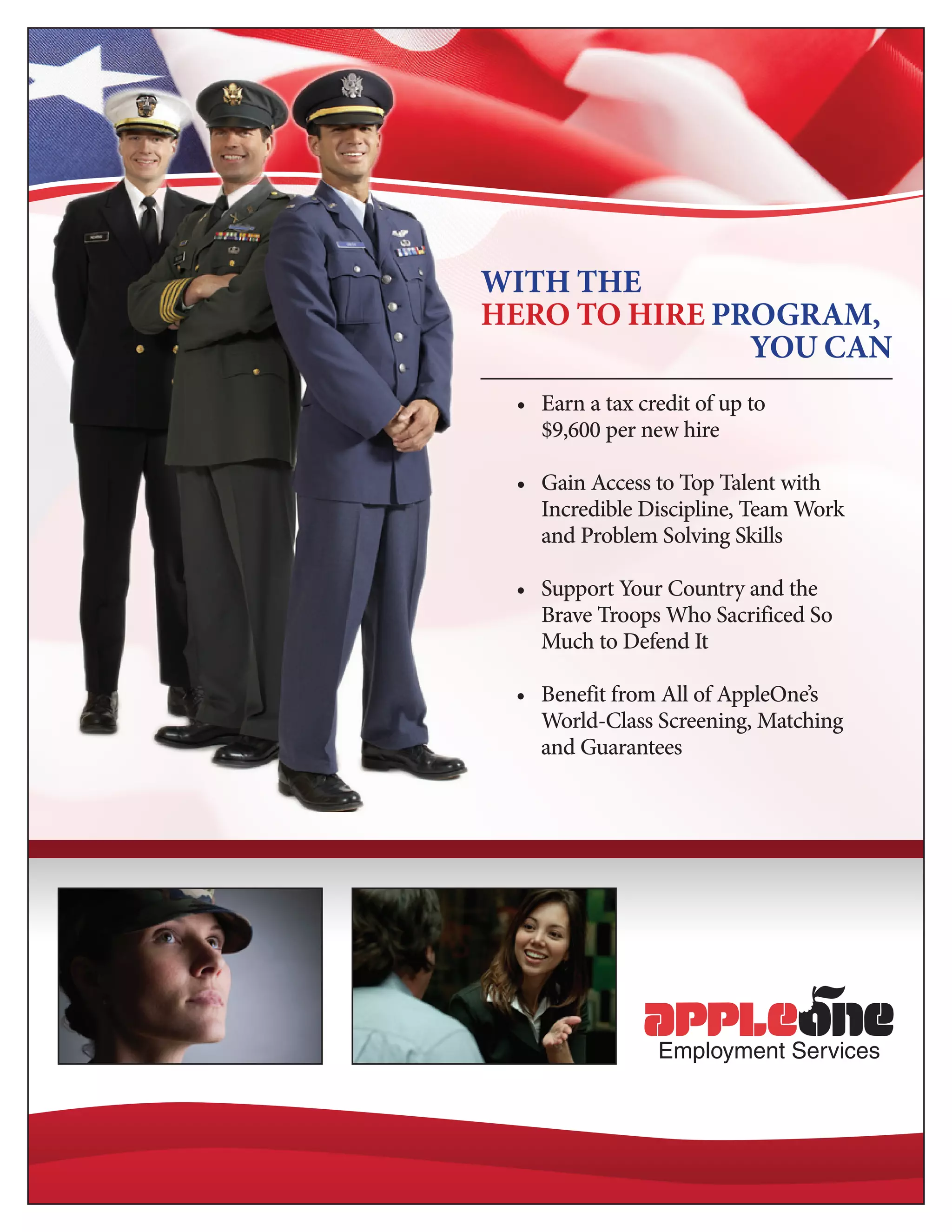 AppleOne Hero to Hire Program | PDF | Personal Taxes | Personal Finance