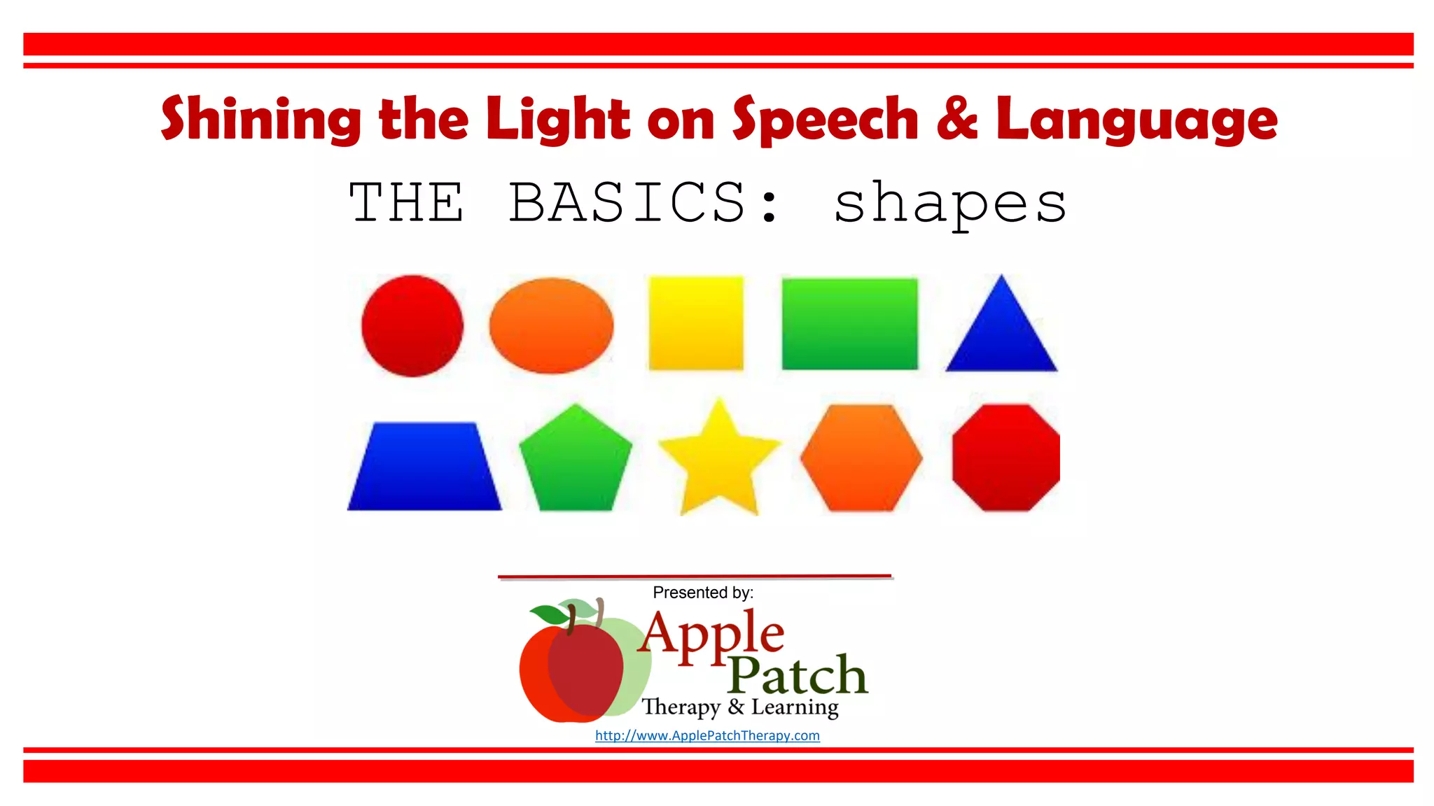 The Basics: Shapes | PDF