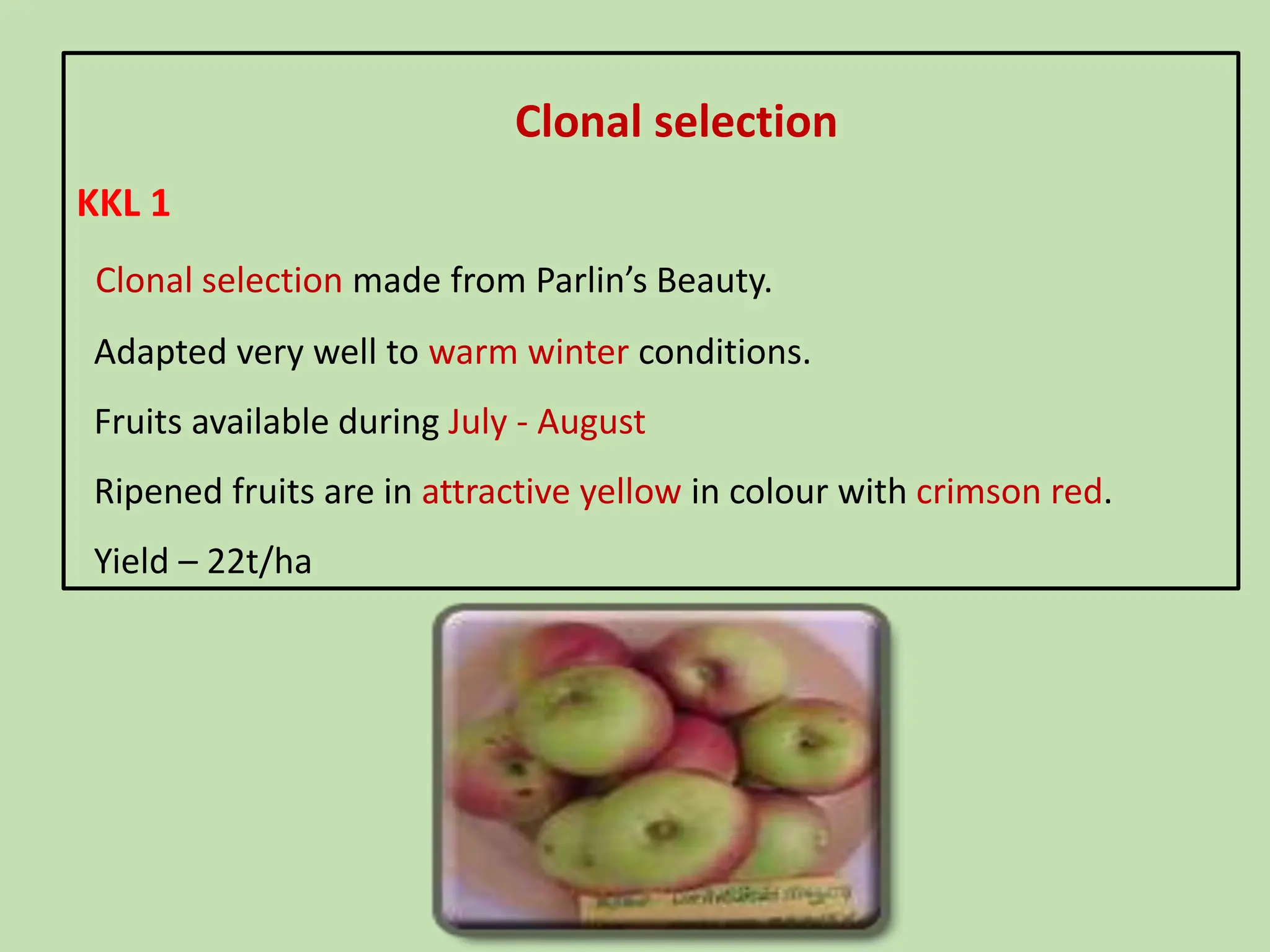 Temperate fruit crop production technology of Apple | PPTX