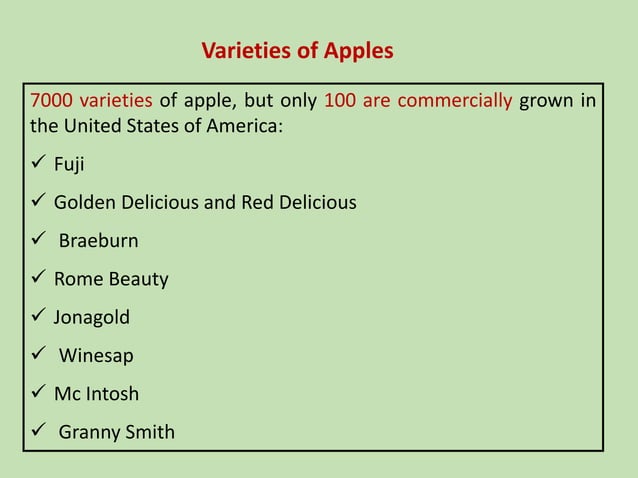 Temperate fruit crop production technology of Apple | PPTX