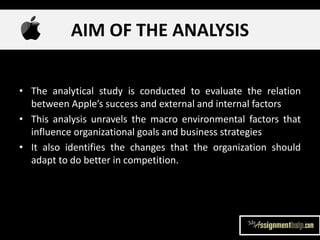 Apple PESTLE Analysis and Case Study | PPTX