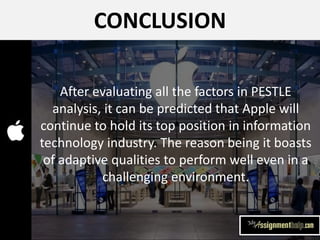 Apple PESTLE Analysis and Case Study | PPTX