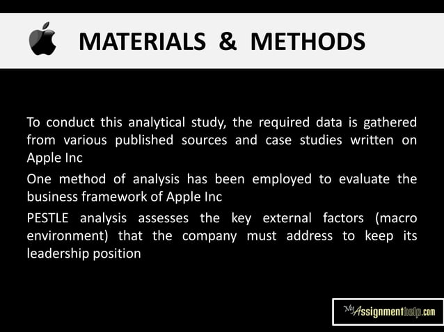 Apple PESTLE Analysis and Case Study | PPTX