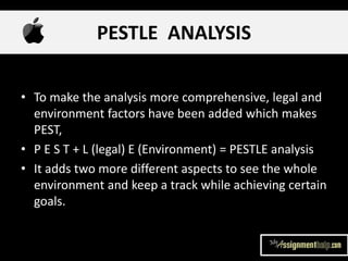 Apple PESTLE Analysis and Case Study | PPTX
