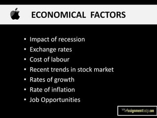 Apple PESTLE Analysis and Case Study | PPTX