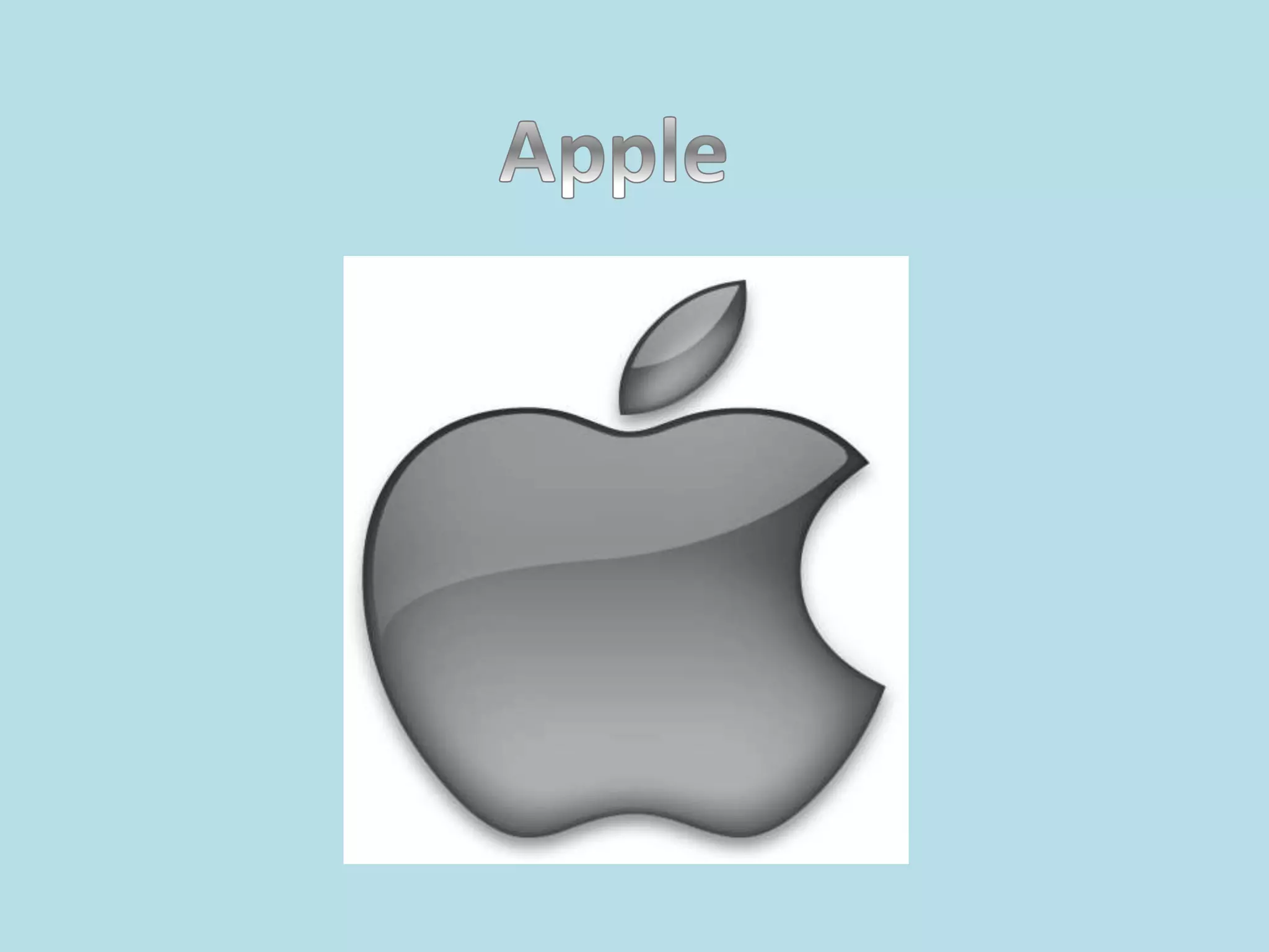 Apple PP | PPTX | Consumer Electronics | Technology & Computing