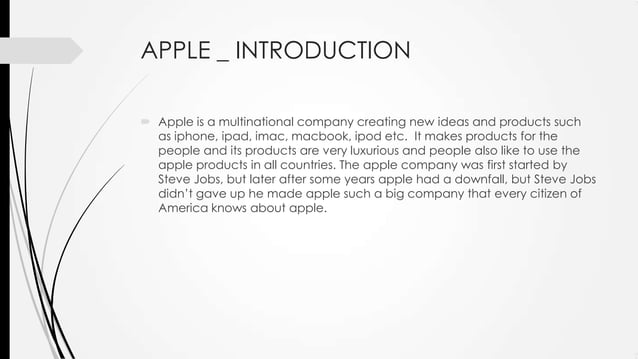 Apple ppt | PPT