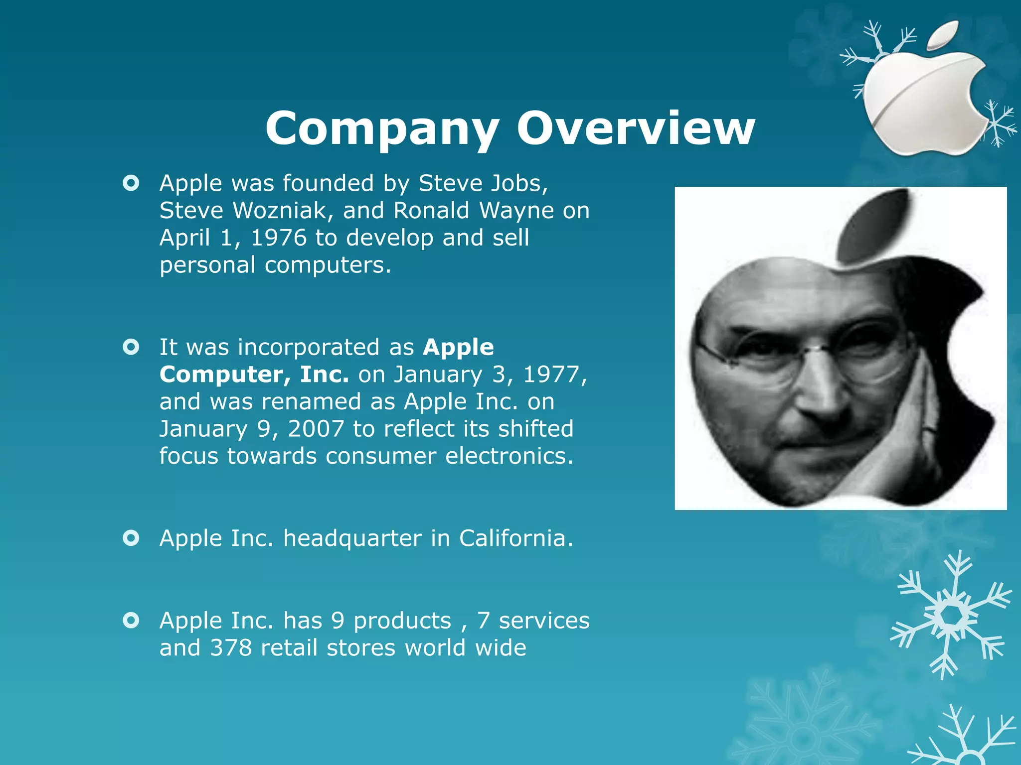 Apple company | PPTX