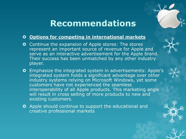 Apple company | PPTX | Consumer Electronics | Technology & Computing