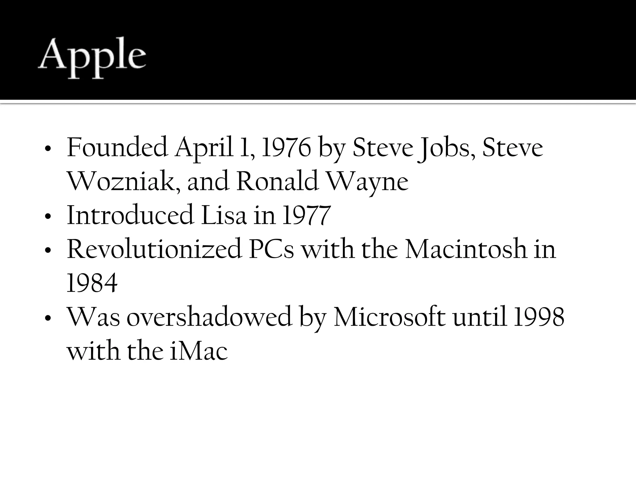 Apple Presentation | PPTX