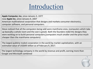Apple presentation | PPT