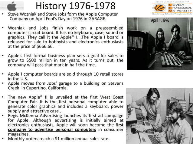 Presentation On Apple Inc | PPTX