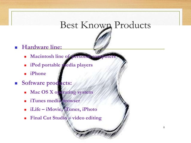Apple, product mix | PPTX