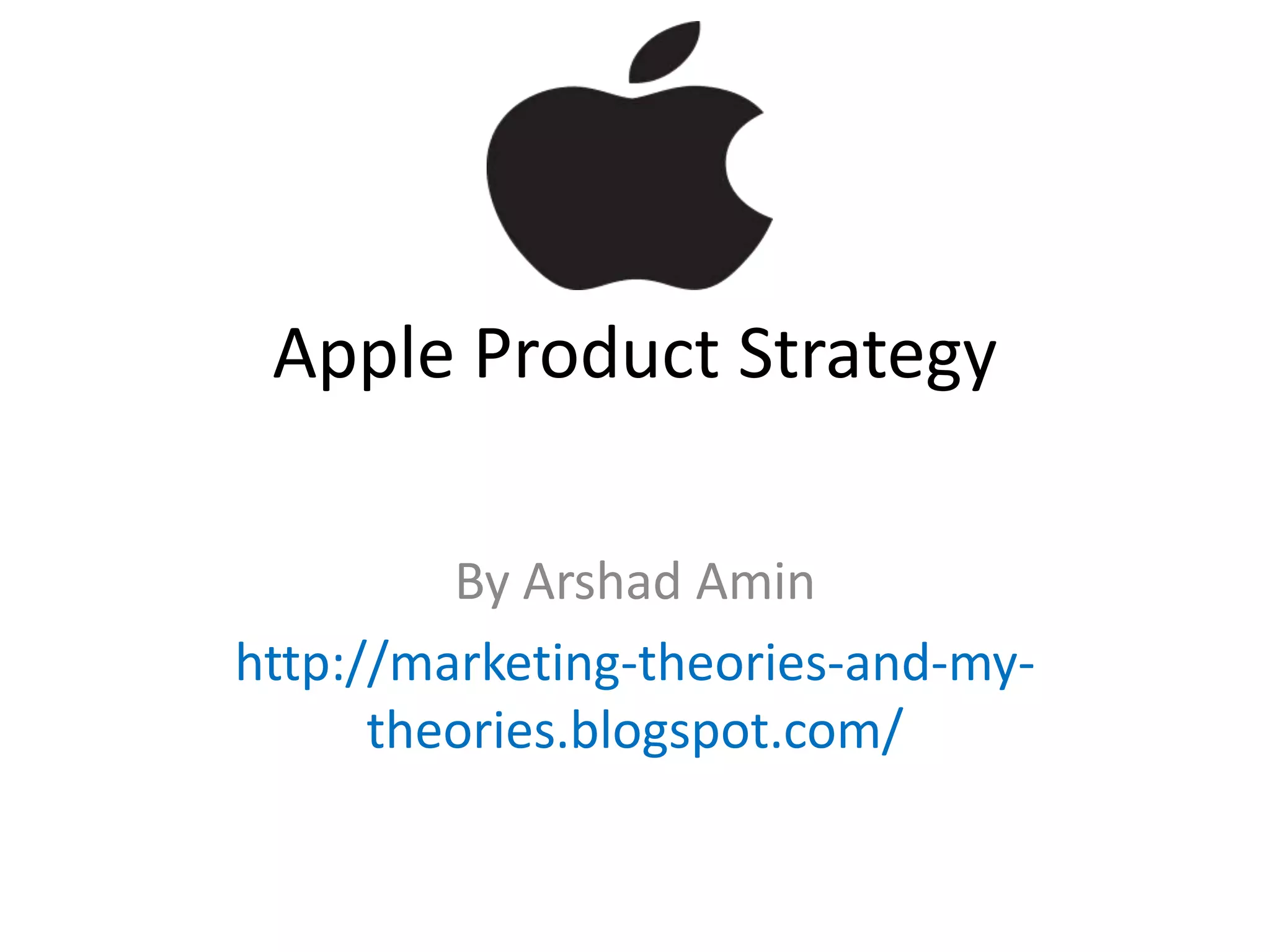 Apple Product Strategy | PPTX