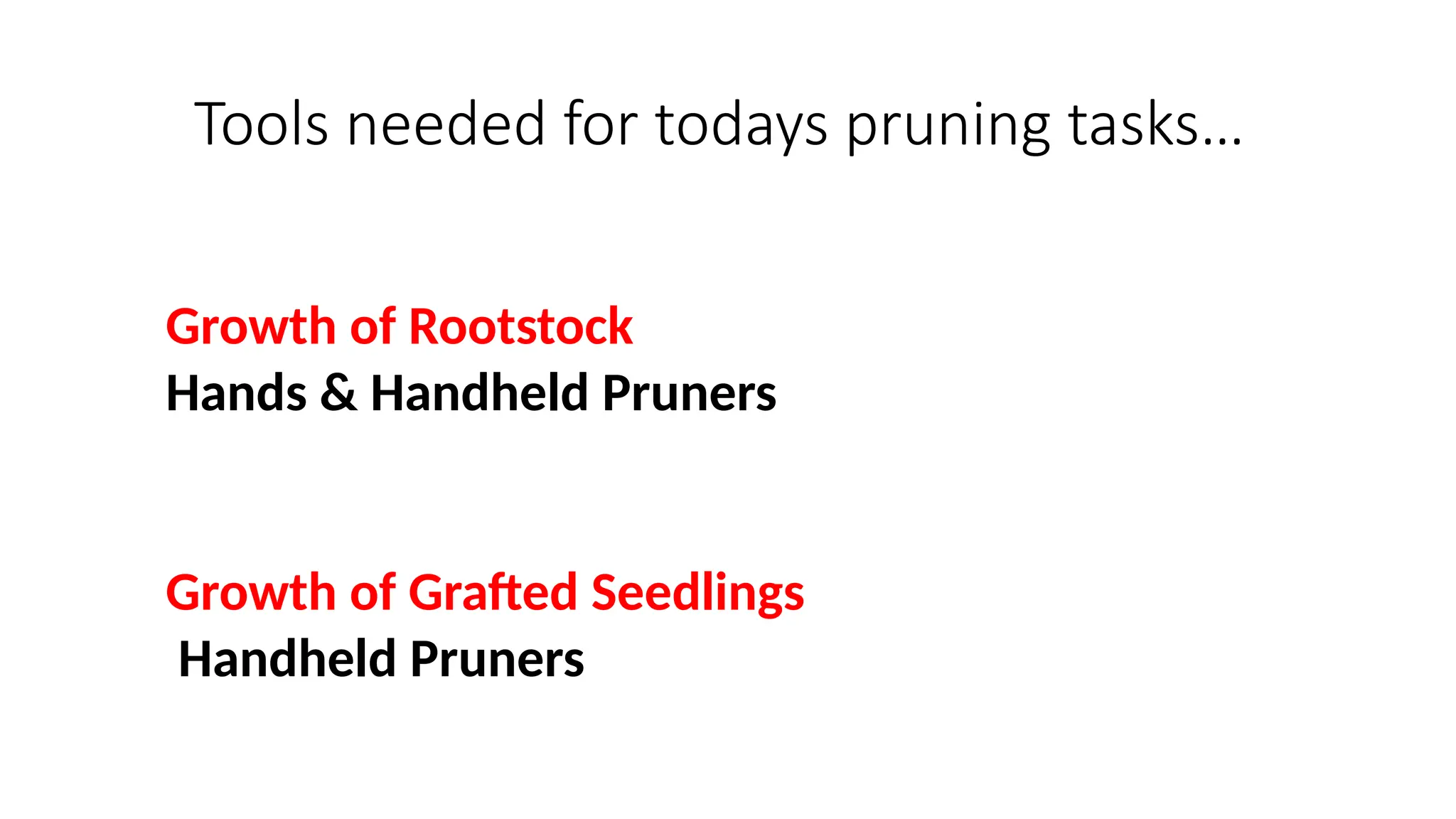 Apple Pruning the basics and how to accomplish. | PPTX