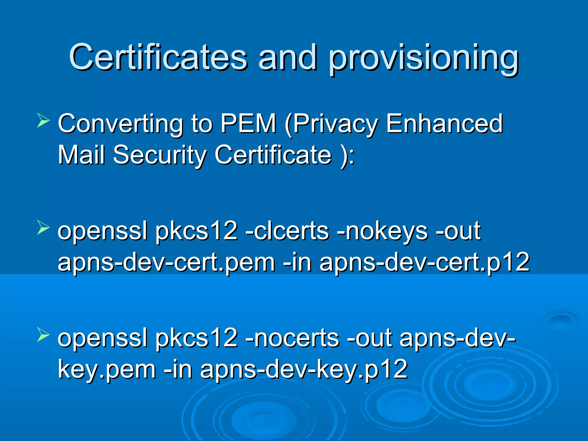 Apple Push Notification Service Ppt Operating Systems Computer