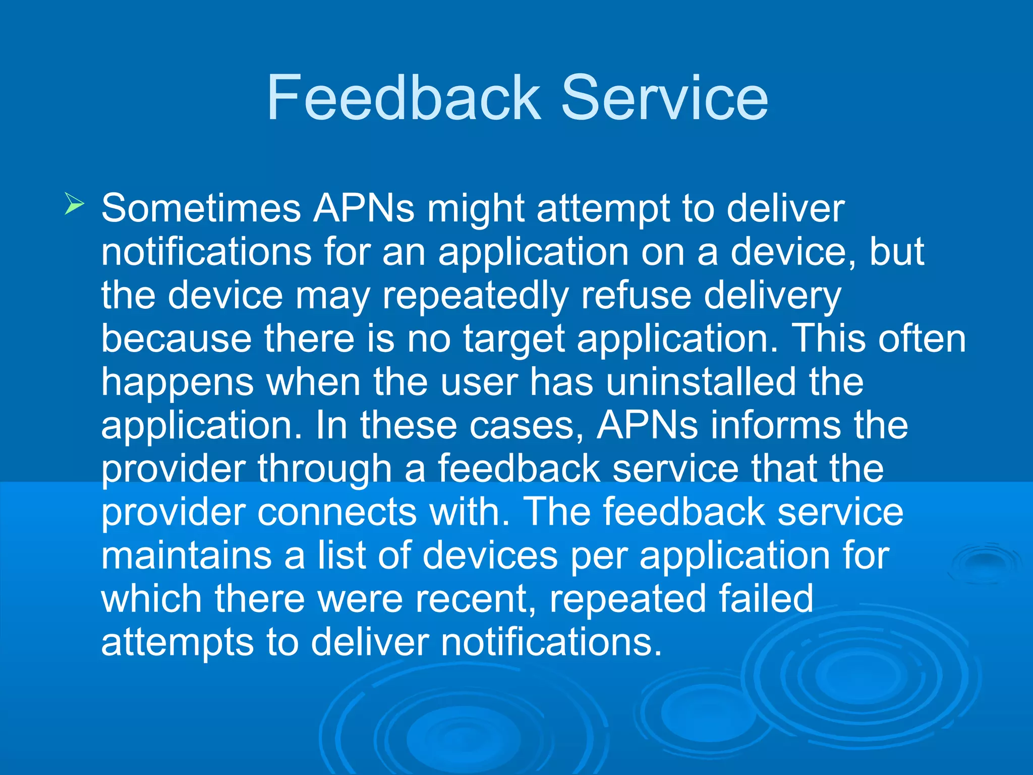 Apple push notification service | PPT