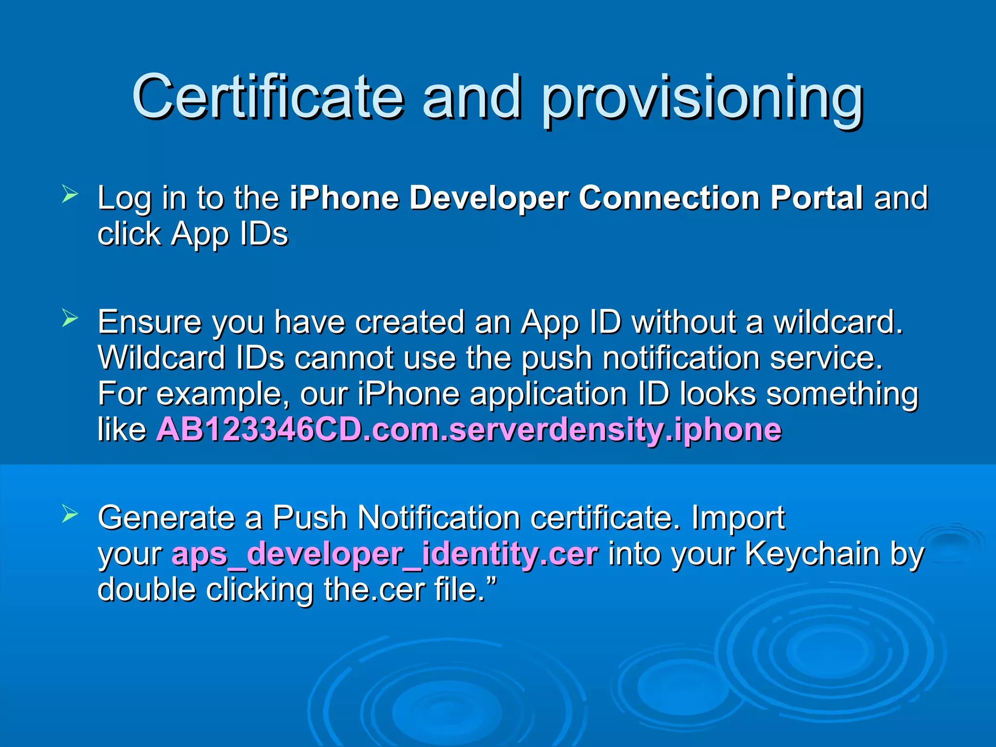 Apple push notification service | PPT