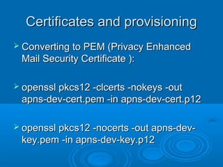Apple push notification service | PPT