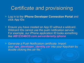 Apple push notification service | PPT
