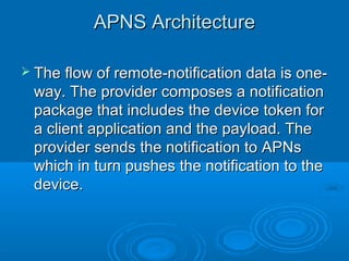 Apple push notification service | PPT