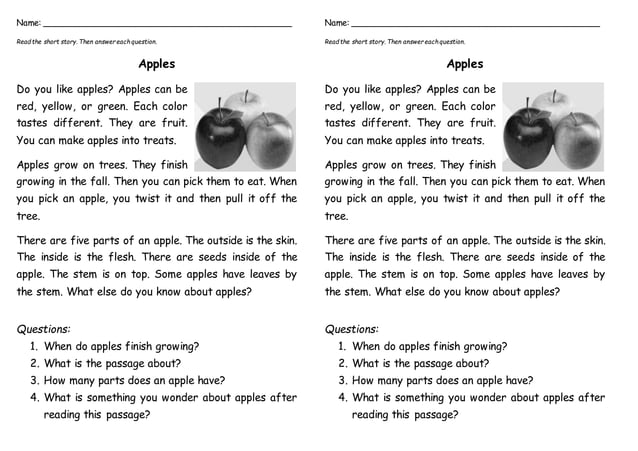 Apples Story | PPT