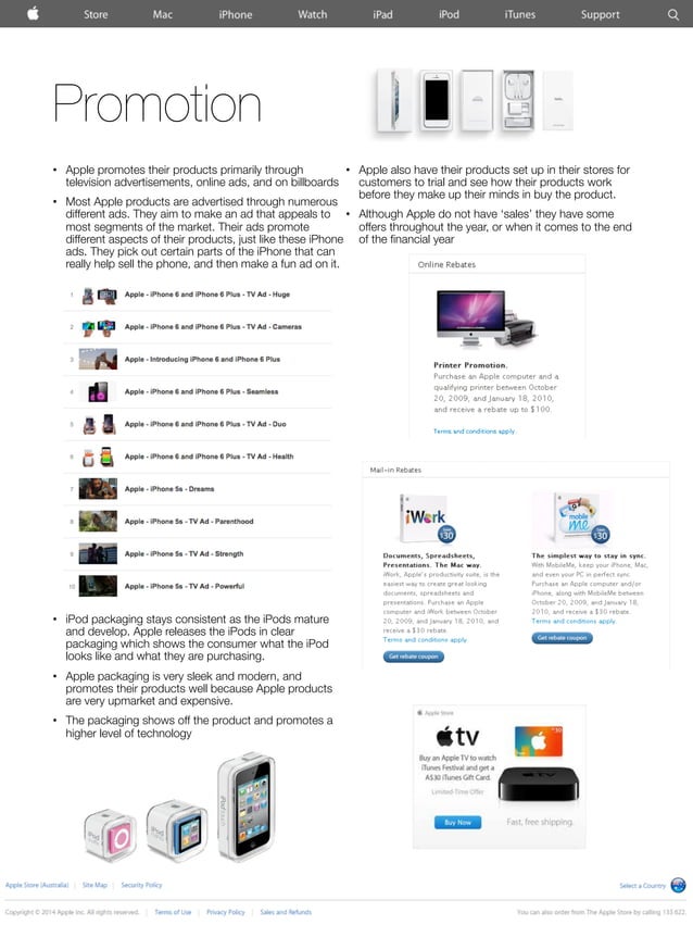 Apple Product Mix and Marketing Mix | PDF