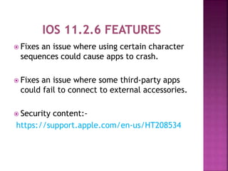Apple's ios | PPTX